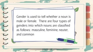 English Grade Six Topic Gender of nouns.pptx