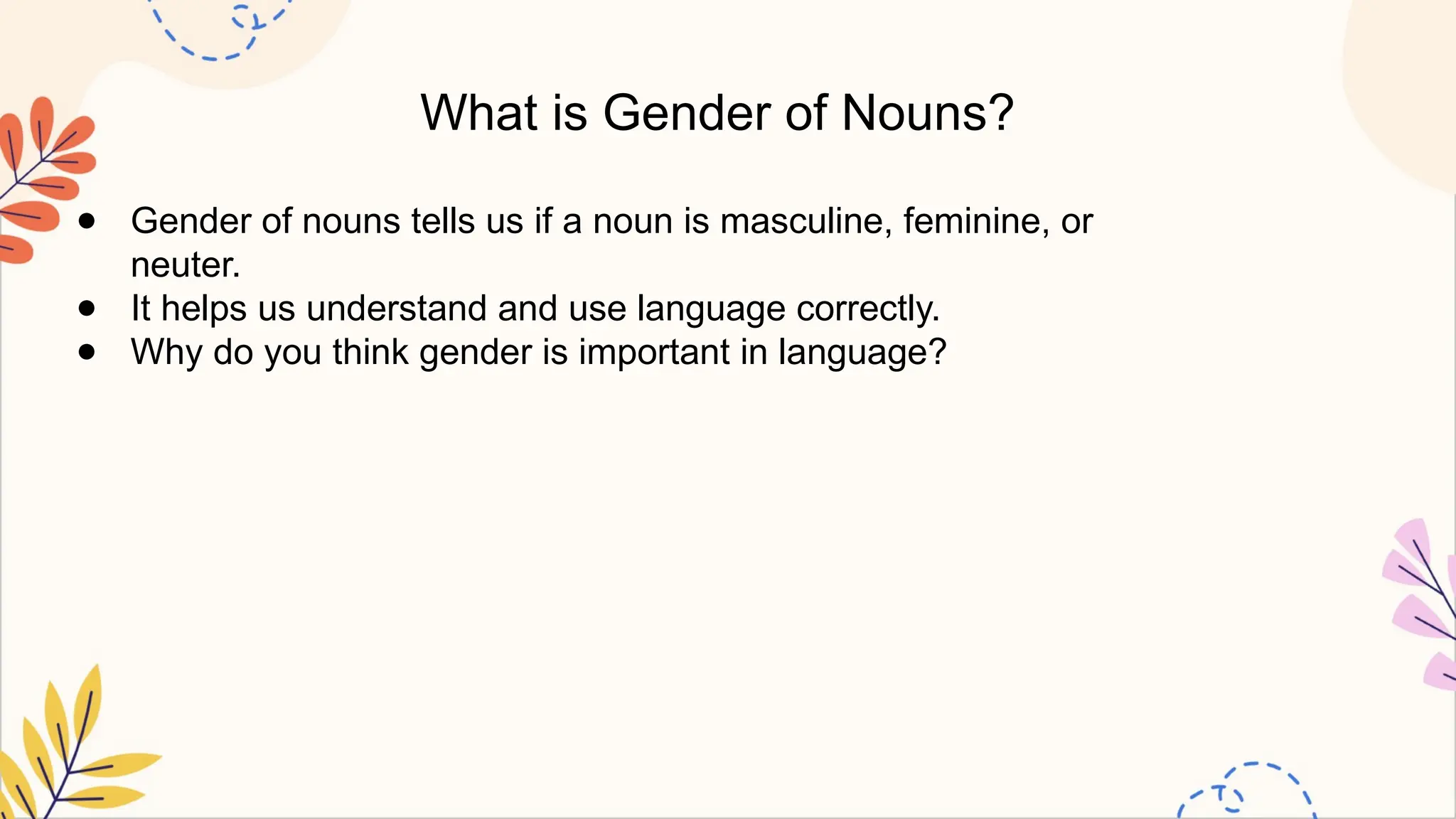 gender of nouns - 4th grade presentation.pptx