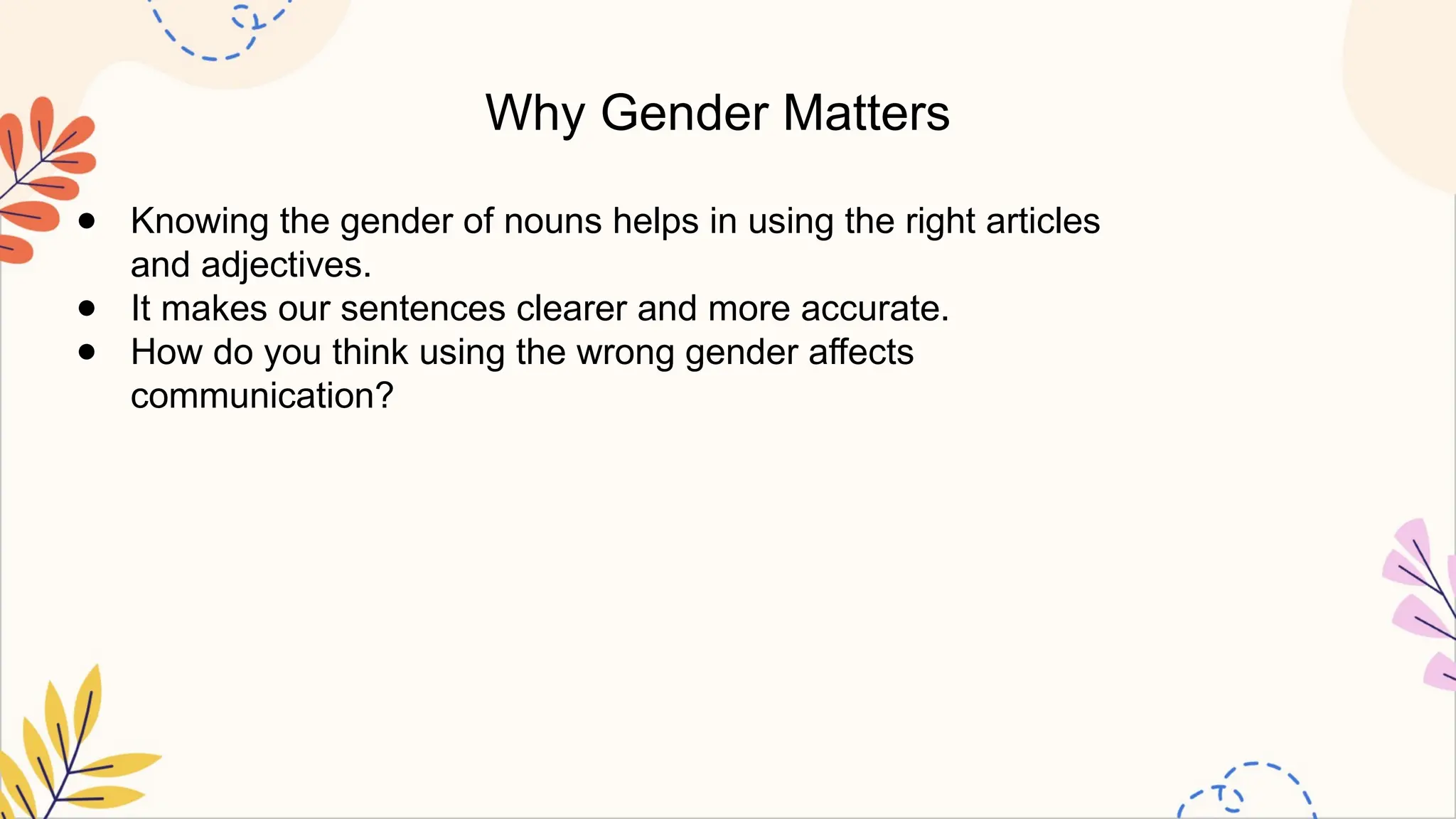 gender of nouns - 4th grade presentation.pptx