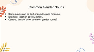 gender of nouns - 4th grade presentation.pptx