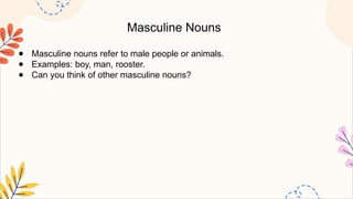 gender of nouns - 4th grade presentation.pptx
