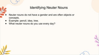gender of nouns - 4th grade presentation.pptx