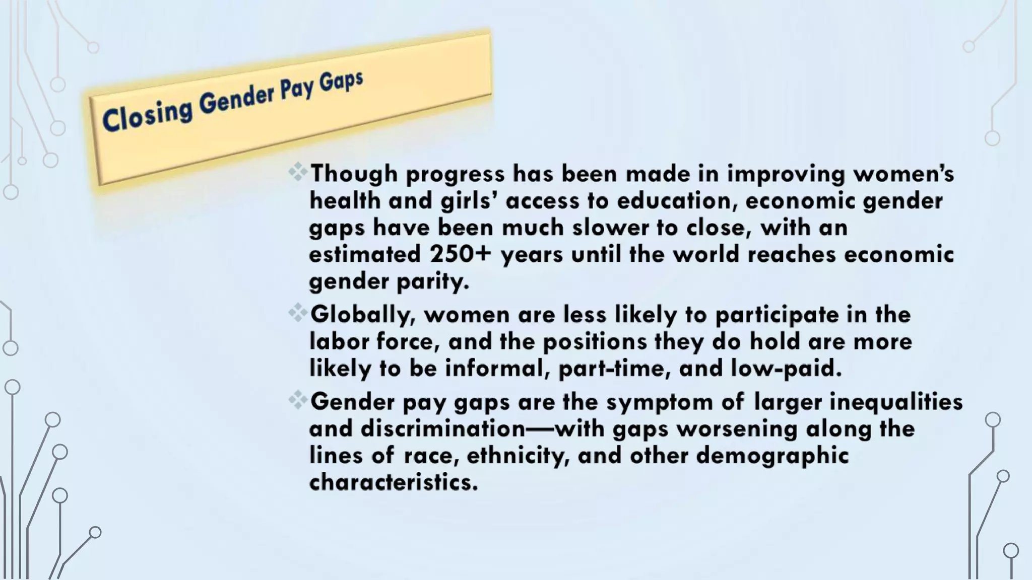 Gender pay gap | PPTX