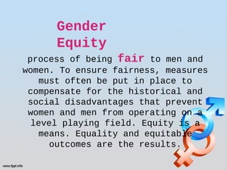 Gender Perspective in the Workplace | PPT