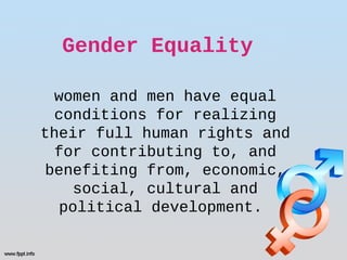 Gender Perspective in the Workplace | PPT