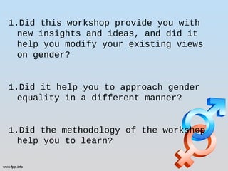 Gender Perspective in the Workplace | PPT