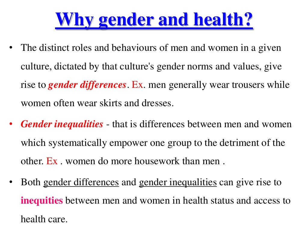 Gender Perspectives Of Reproductive Health