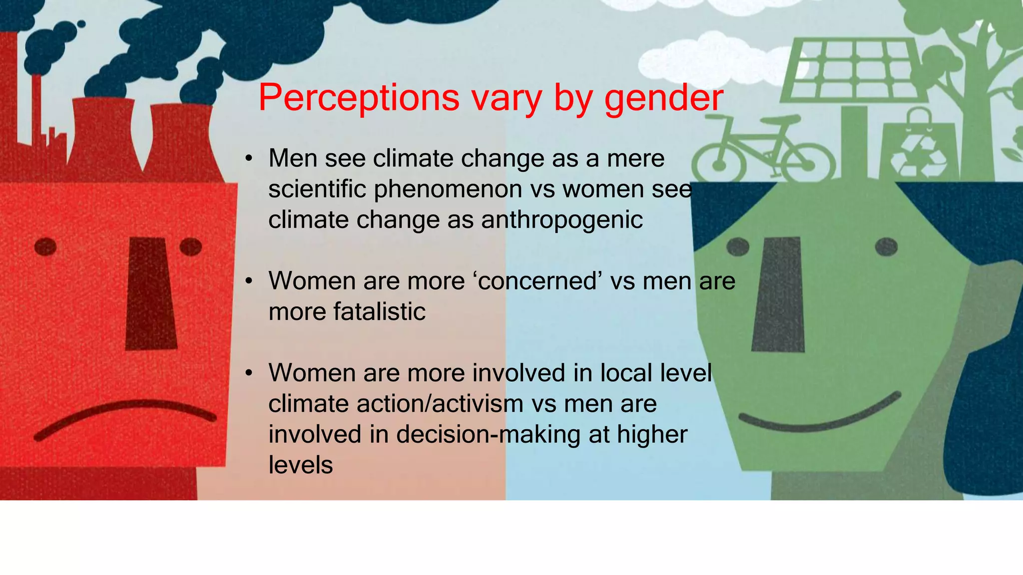 Gender Equality and Climate Change Adaptation: Why consider gender in ...