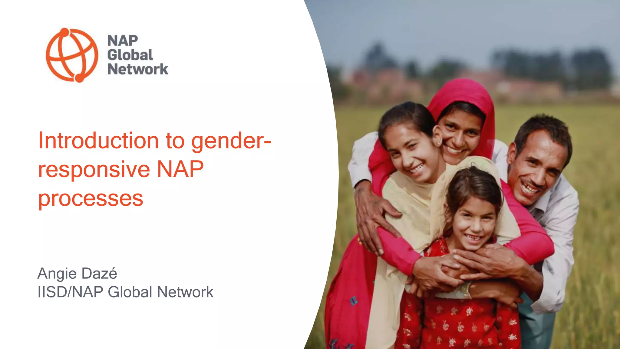 Gender-responsive National Adaptation Plan (NAP) Processes | PPT