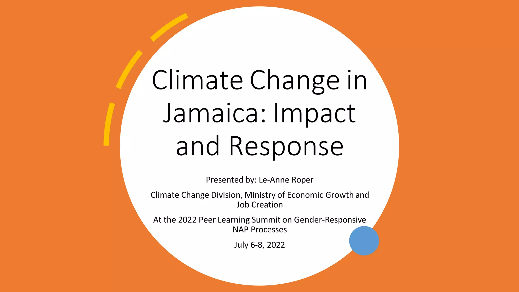 Climate Change in Jamaica: Impact and Response | PPTX