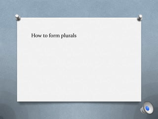 Gender & Plurals | PPTX