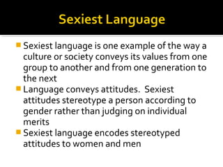 Gender, politeness, stereotype | PPT