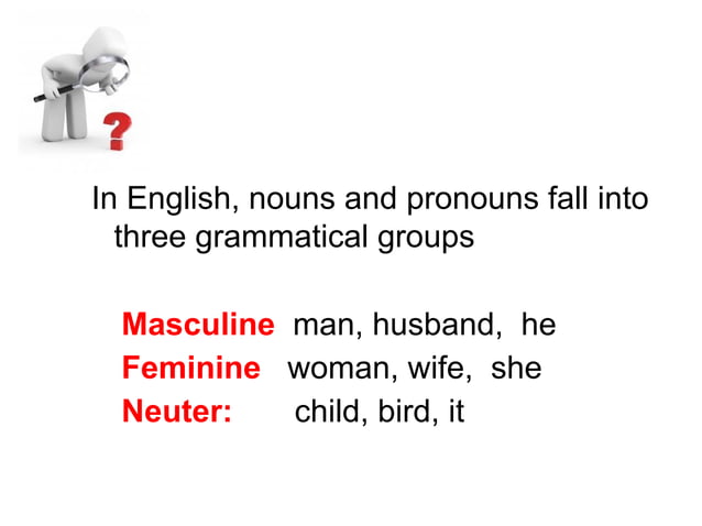 MASCULINE AND FEMININE | PPT