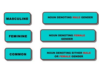 MASCULINE AND FEMININE | PPT