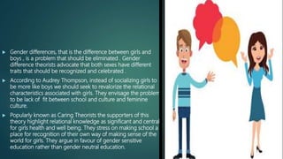 Gender SCHOOL AND SOCIETY | PPTX