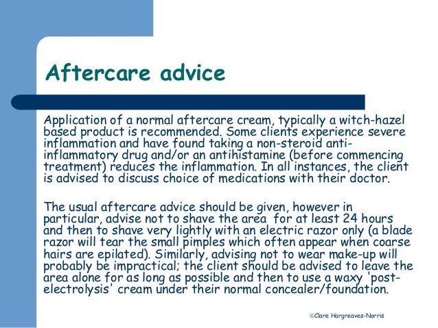 Makeup Aftercare Leaflet