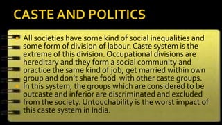 Gender, religion & Caste | PPTX