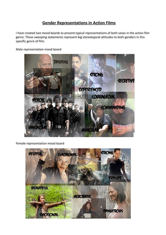 Gender representations in films | ODT