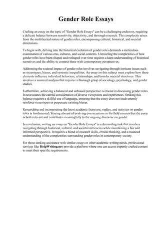 Gender Role Essays.pdf