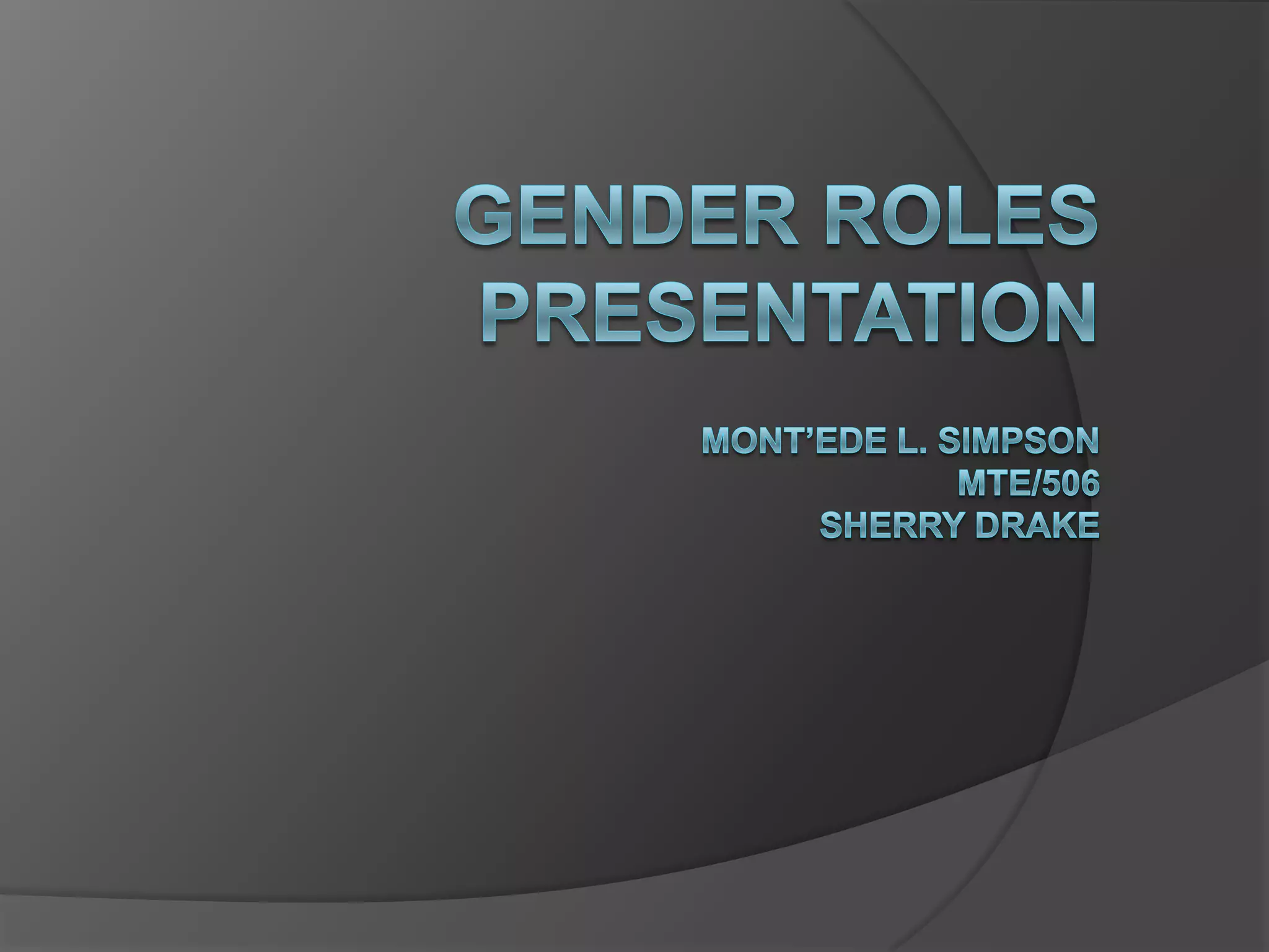 Gender roles | PPTX | Parenting Teens | Parenting