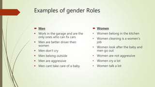 Gender roles | PPTX | Debated Sensitive Social Issues | Sensitive Topics