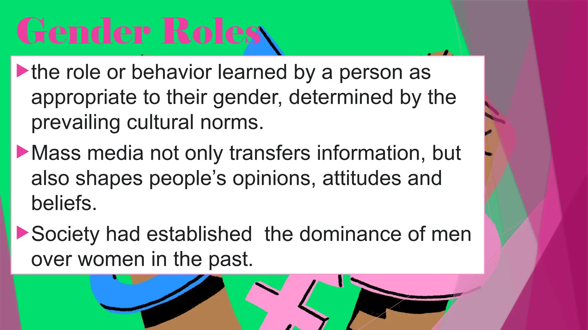 MEDIA AND INFORMATION LITERACY - GENDER ROLES | PPTX | Debated ...