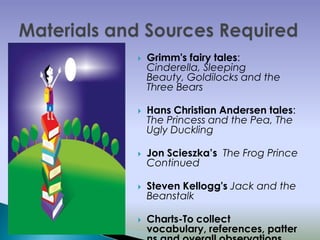 Gender roles from fairytales to adverts | PPTX