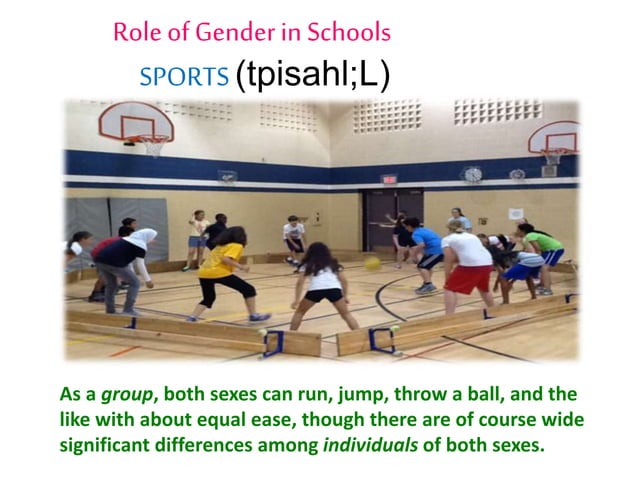 Gender roles and responsibilities assigned in classroom | PPTX