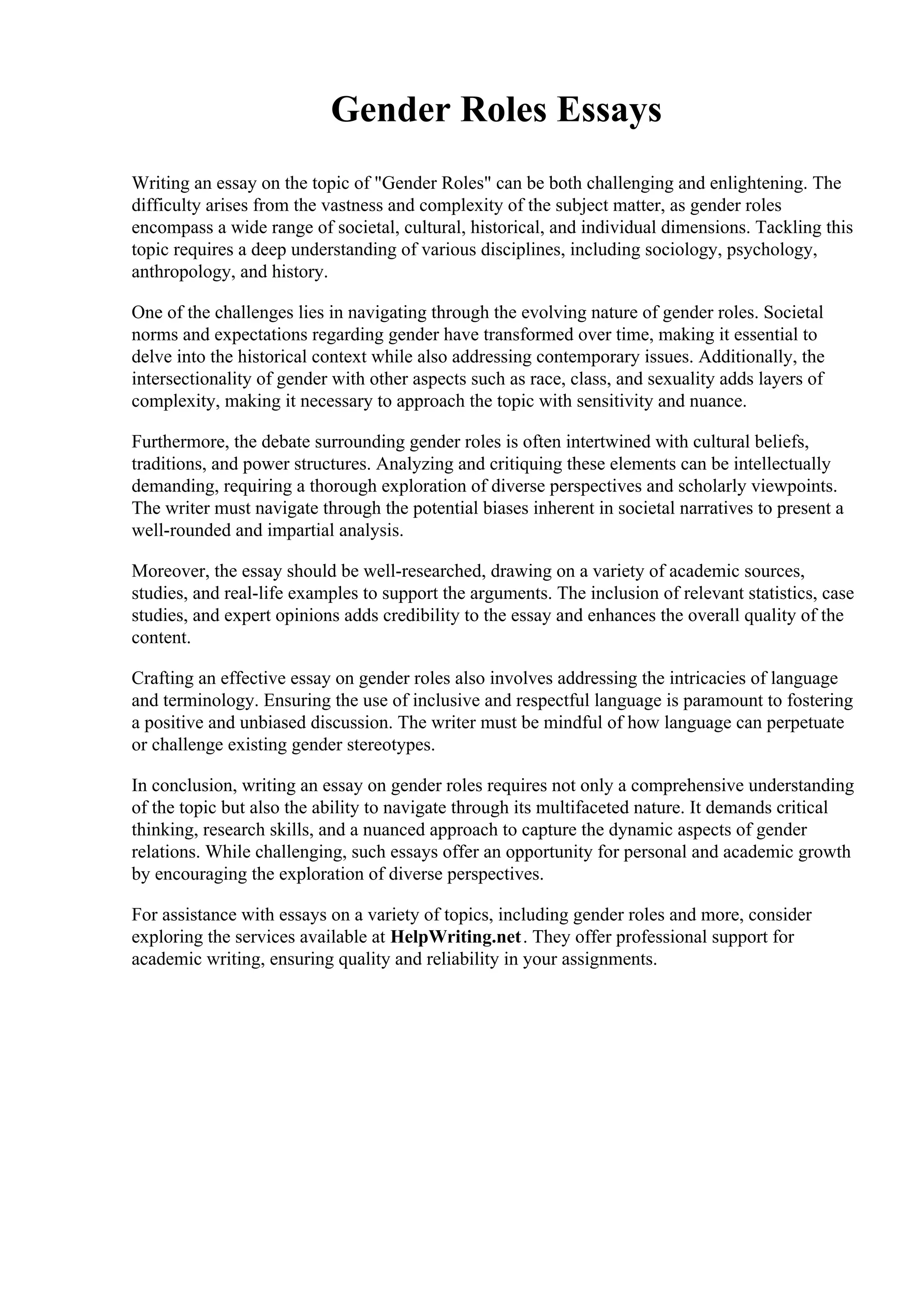 Gender Roles Essays.pdf