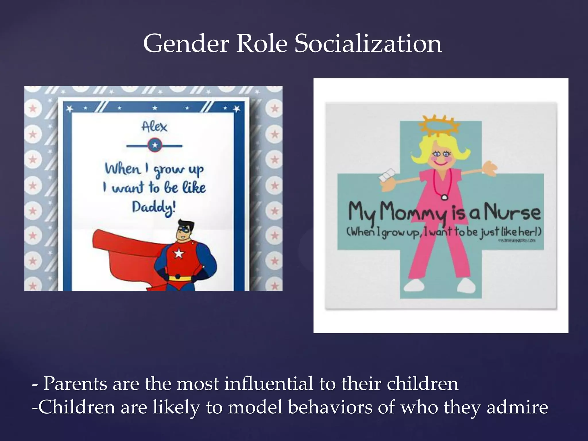 Gender roles in the family | PDF
