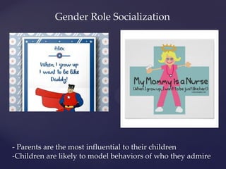 Gender roles in the family | PDF