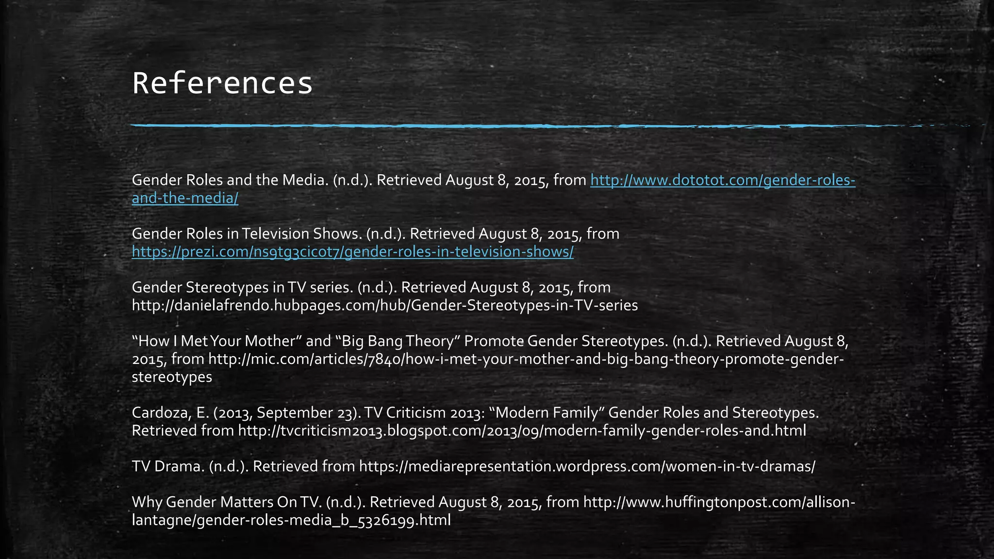 Gender roles in tv sitcoms | PPTX