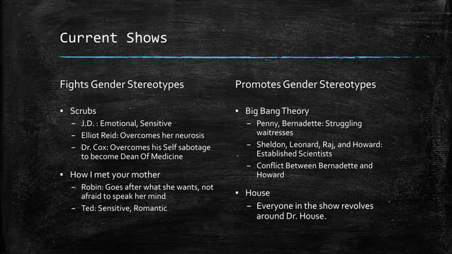 Gender roles in tv sitcoms | PPT