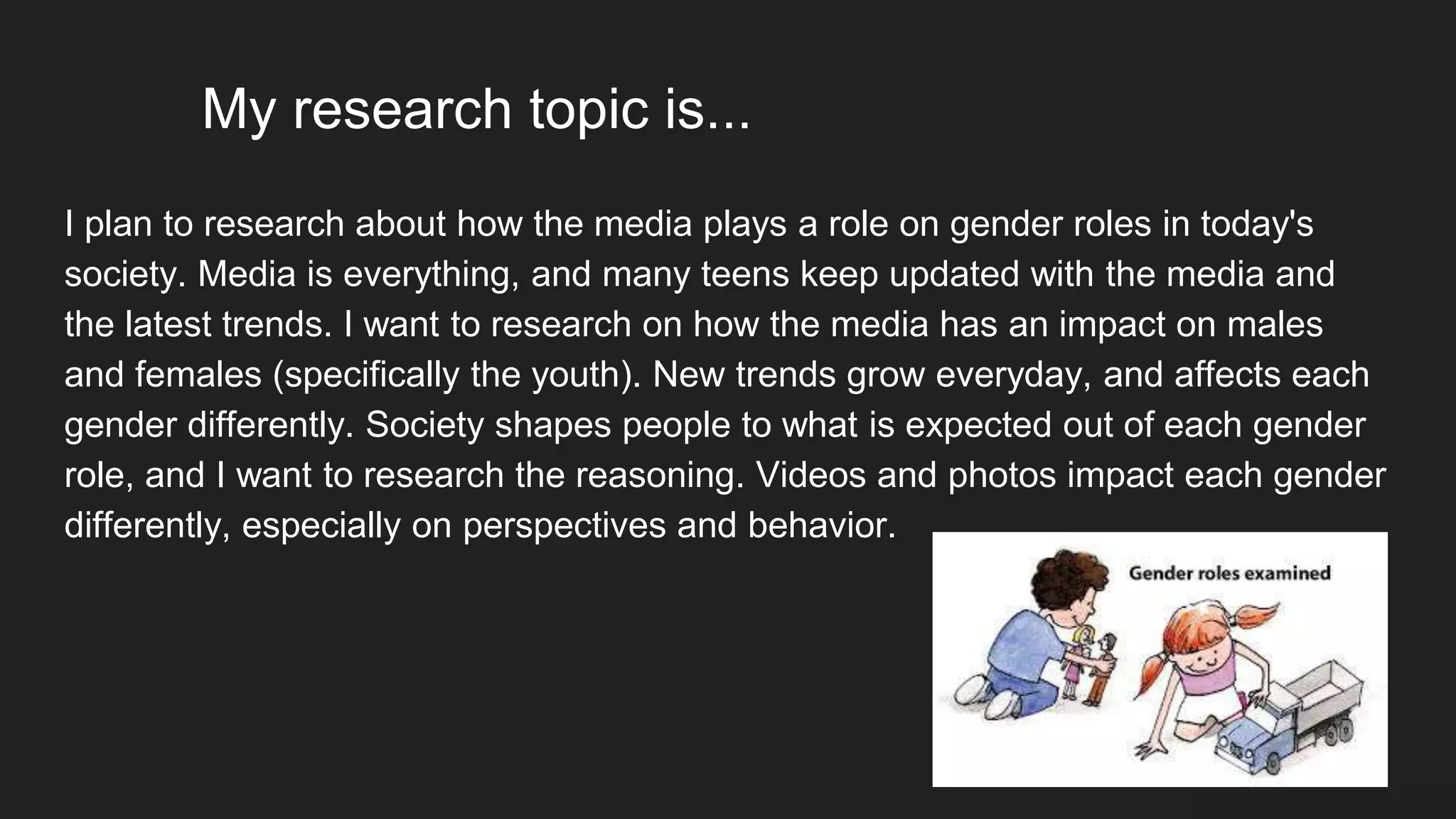 Gender roles (Media) | PPTX