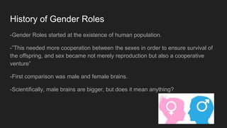 Gender roles (Media) | PPTX