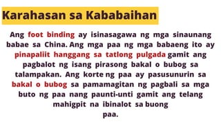 Gender Roles sa Ibat ibang Lipunan.pptx
