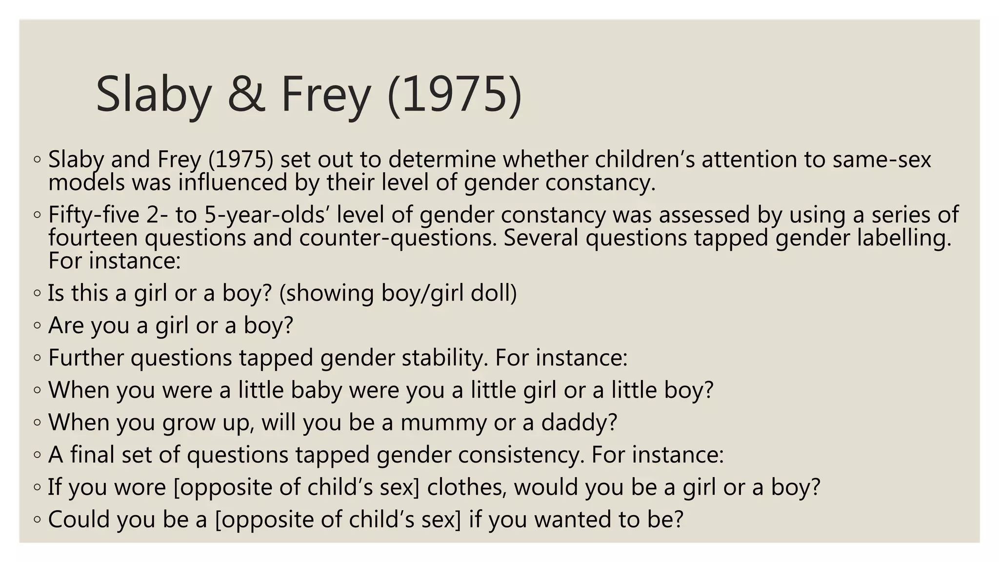 Gender schema | PPTX