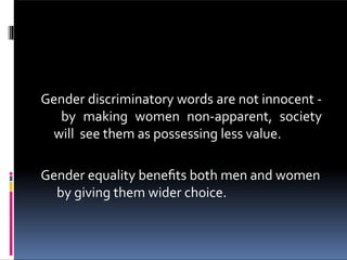 Exploration about Gender sensitivity ppt | PPTX