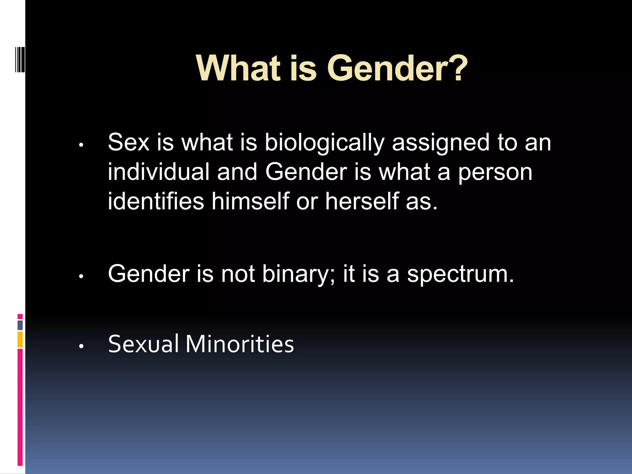 Gender sensitivity | PPTX
