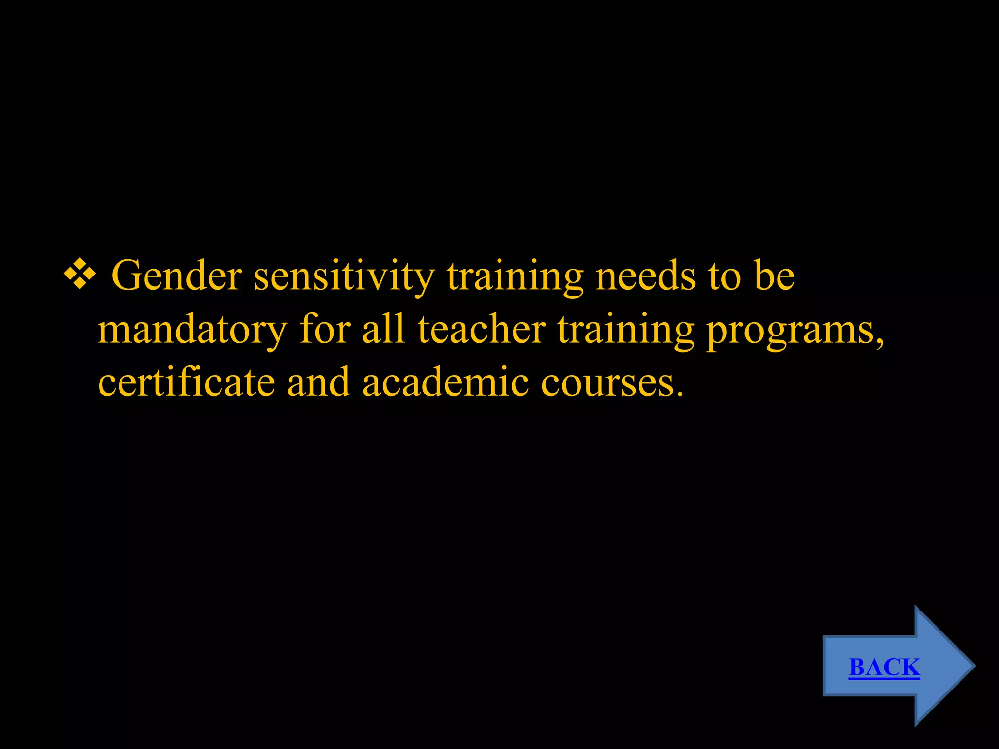 Gender sensitivity | PPTX