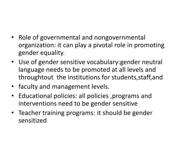 Gender sensitivity | PPTX | Debated Sensitive Social Issues | Sensitive ...