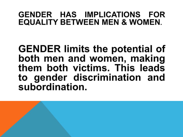 Gender sensitivity in leadership | PPTX | Debated Sensitive Social ...