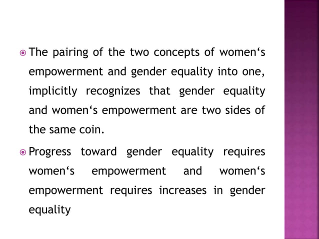 Gender sensitivity issues and women empowerment | PPTX | Debated ...