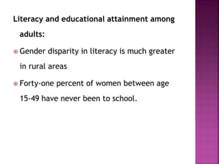 Gender sensitivity issues and women empowerment | PPTX