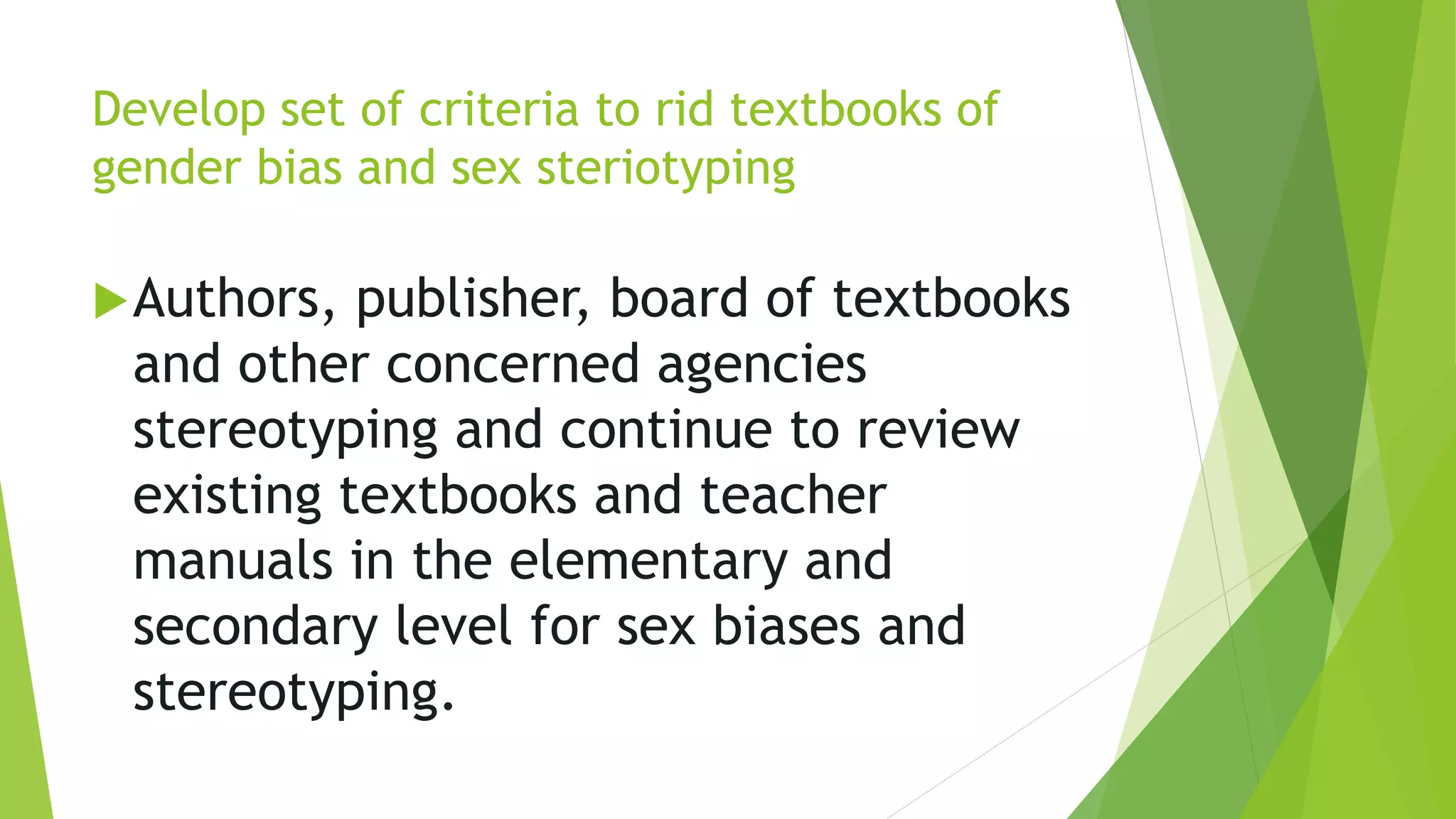 Gender sensitivity | PPTX