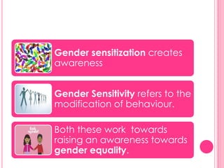 Gender sensitization # Let us bridge the gap # Together we can! | PDF