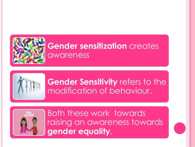 Gender sensitization # Let us bridge the gap # Together we can!