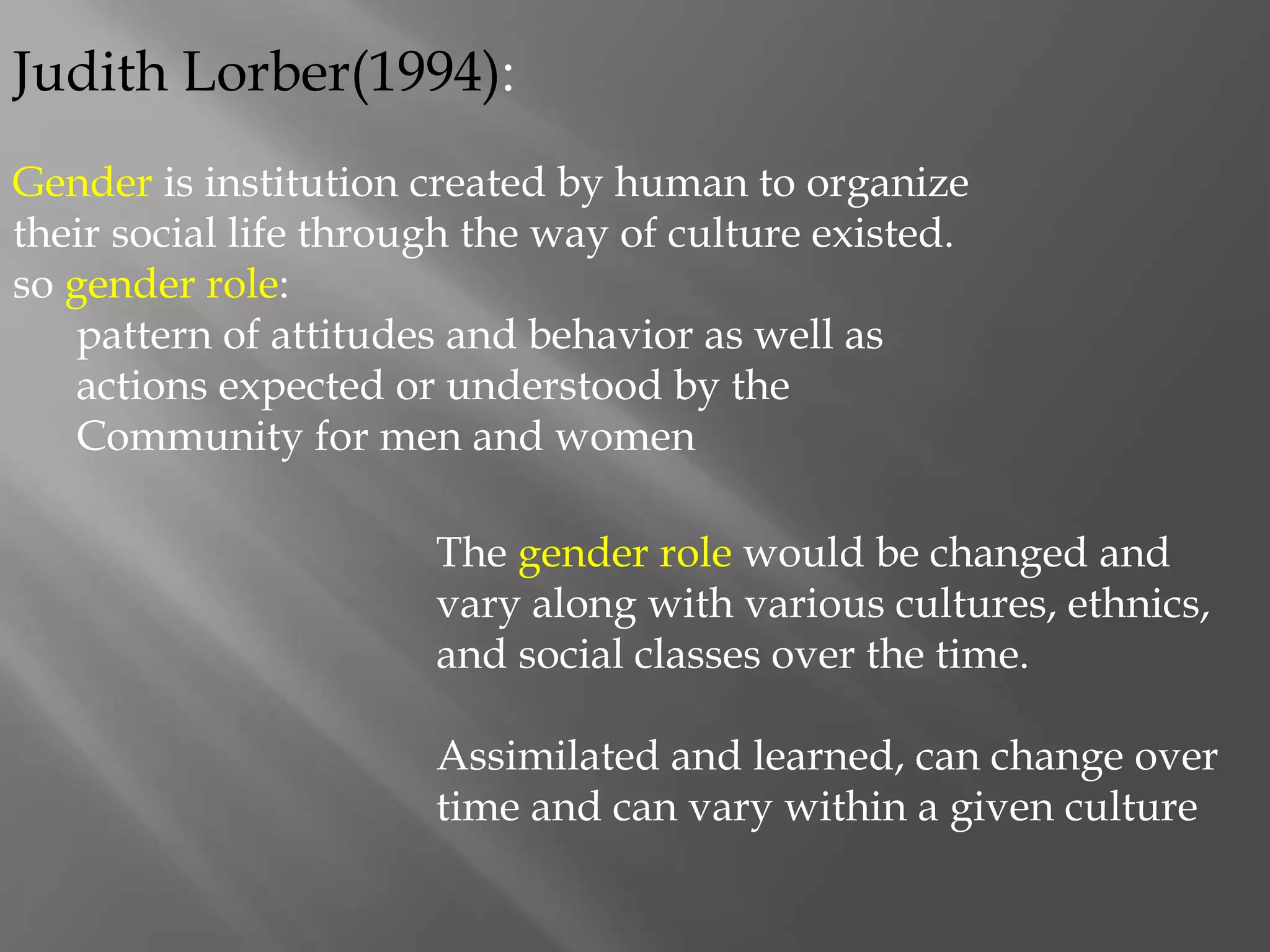 Gender sensitization | PPTX