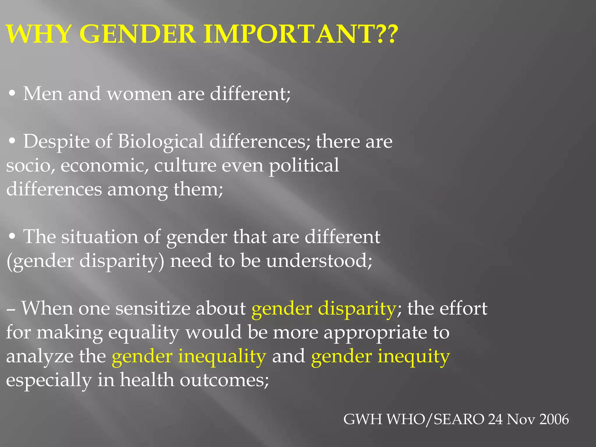 Gender sensitization | PPTX