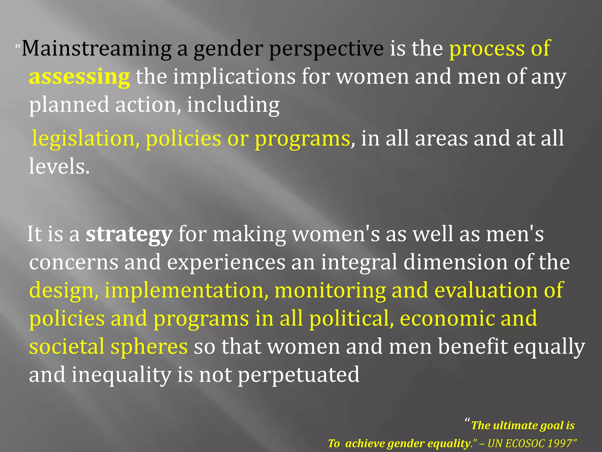 Gender sensitization | PPTX